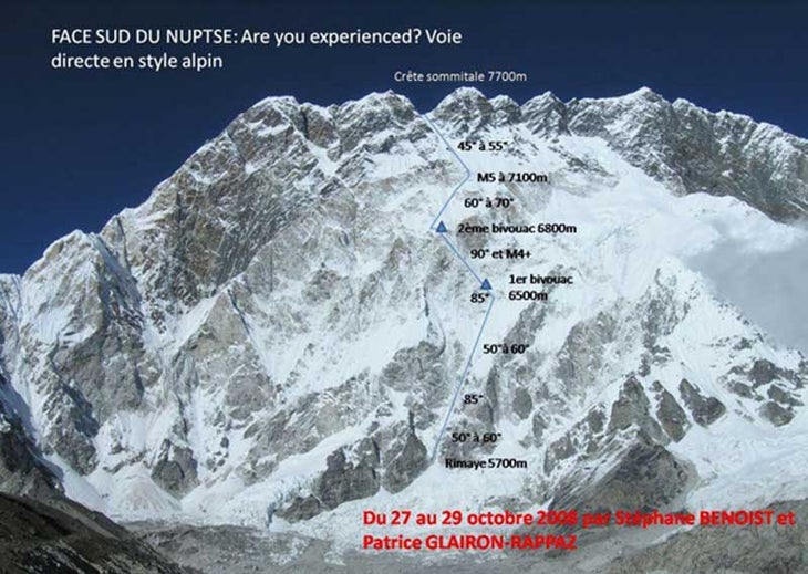 French Pair Climbs Nuptse's South Face - Climbing