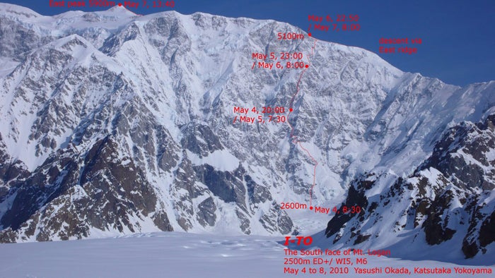 Superb New Route on Mt. Logan - Climbing