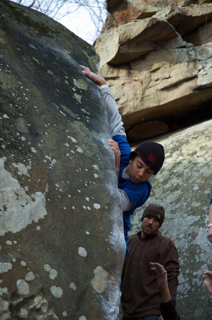 Triple Crown Bouldering at the Stone Fort - Climbing