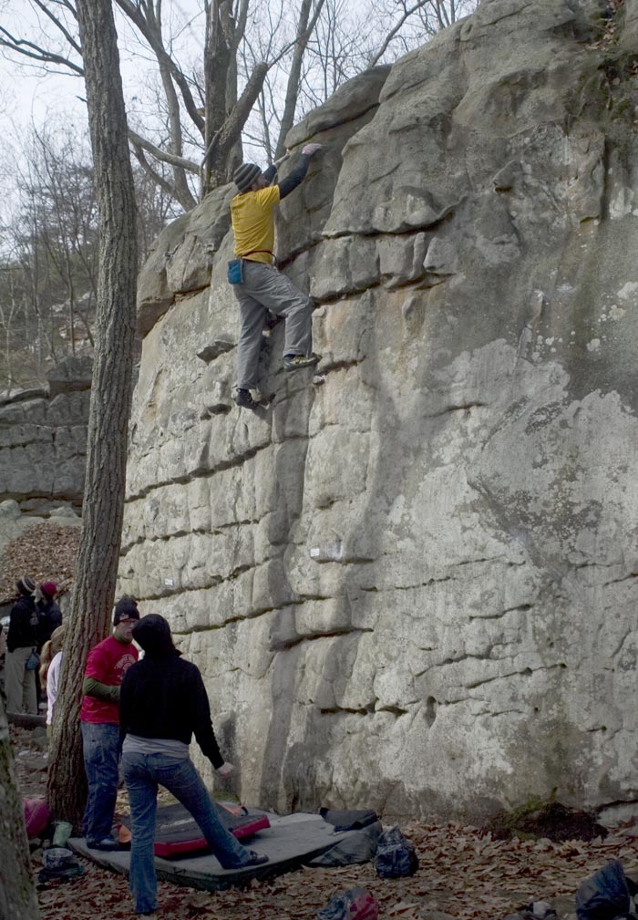 The Stone Fort - 2009 Triple Crown Bouldering Series - Climbing