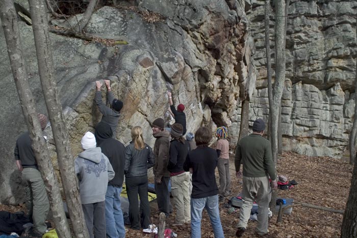 The Stone Fort - 2009 Triple Crown Bouldering Series - Climbing
