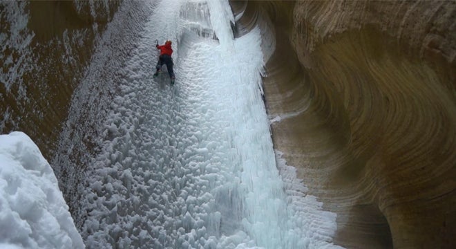 Video: Desert Ice - A Zion Ice Climbing Adventure - Climbing