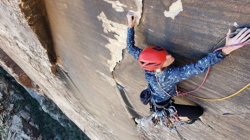 Climbers can avoid getting lost after long routes by using Gaia GPS