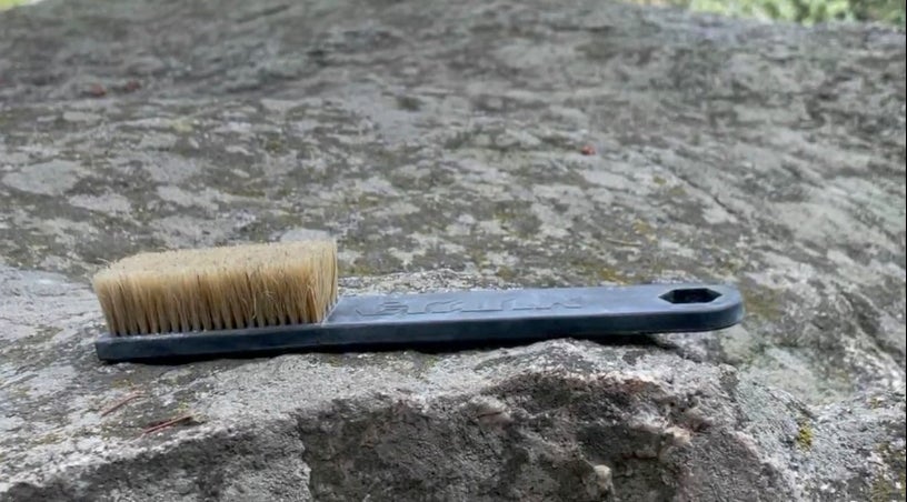 Unique Find: A Brush That Tigthens Bolts! - Climbing
