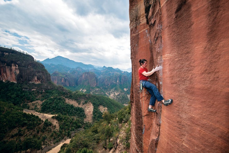 Crack Climbing In Liming, China - Climbing