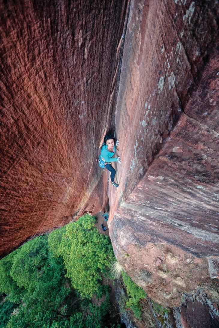 Crack Climbing In Liming, China - Climbing