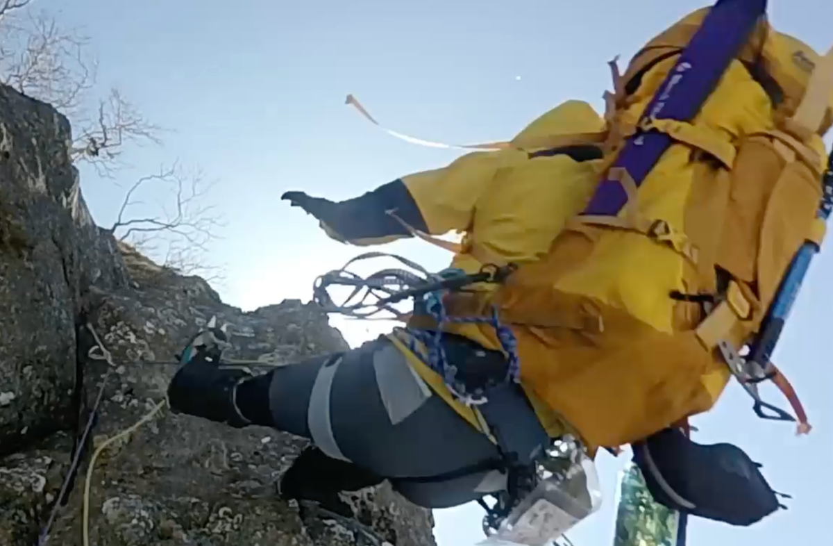 Weekend Whipper: Upside Down Fall Mixed Climbing- Climbing