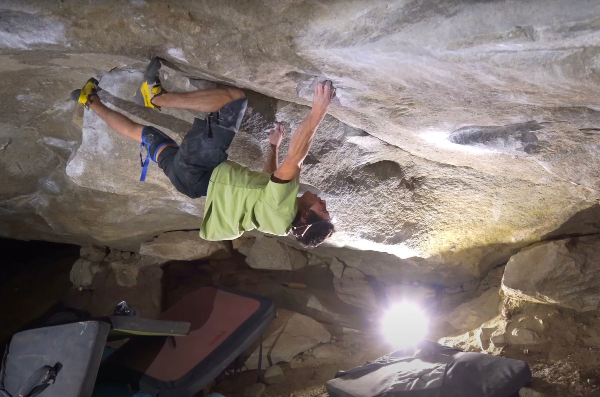 On Shawn Raboutou's "The Story of 3 Worlds," V16 - Climbing